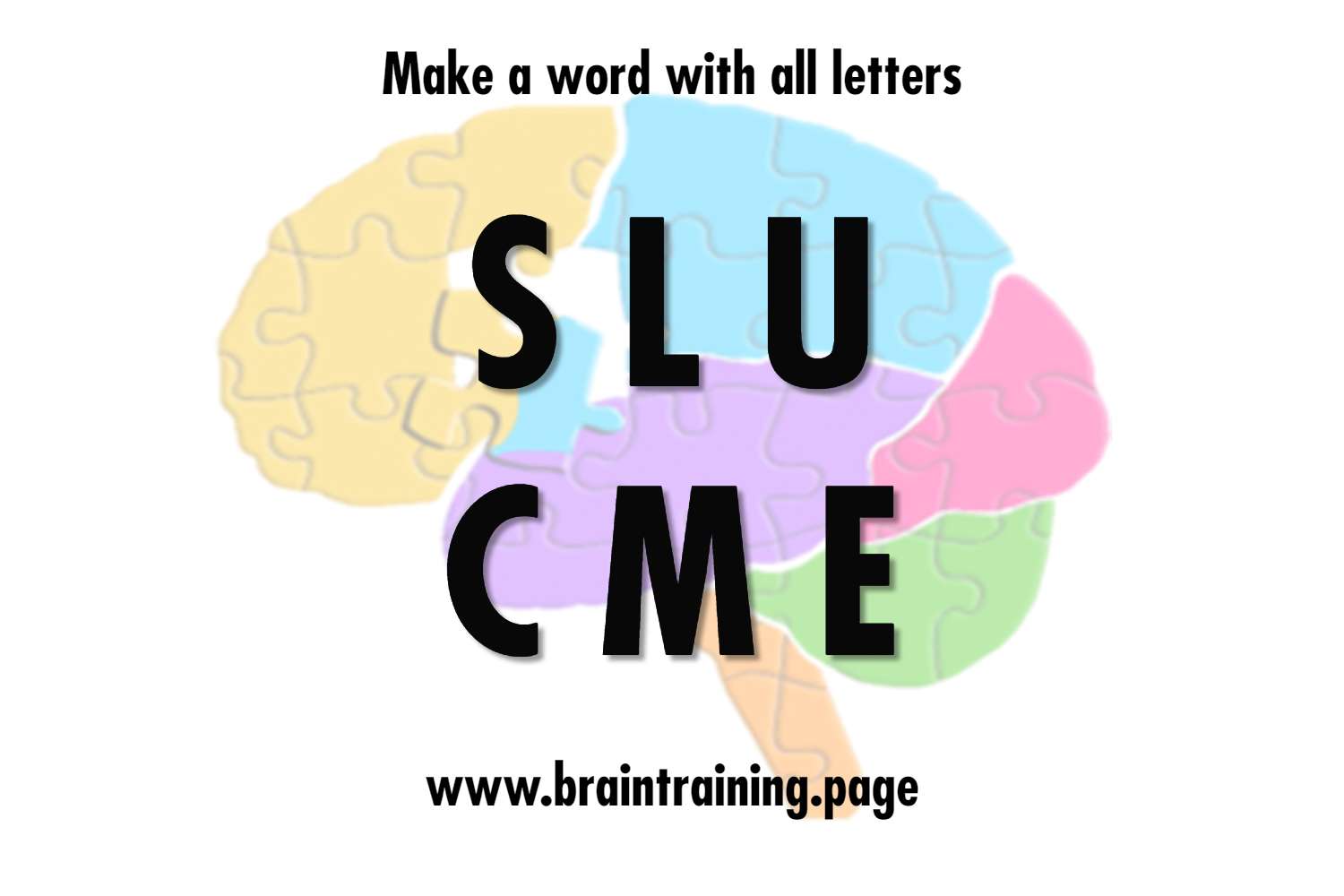 Build a word type exercises | Brain Training